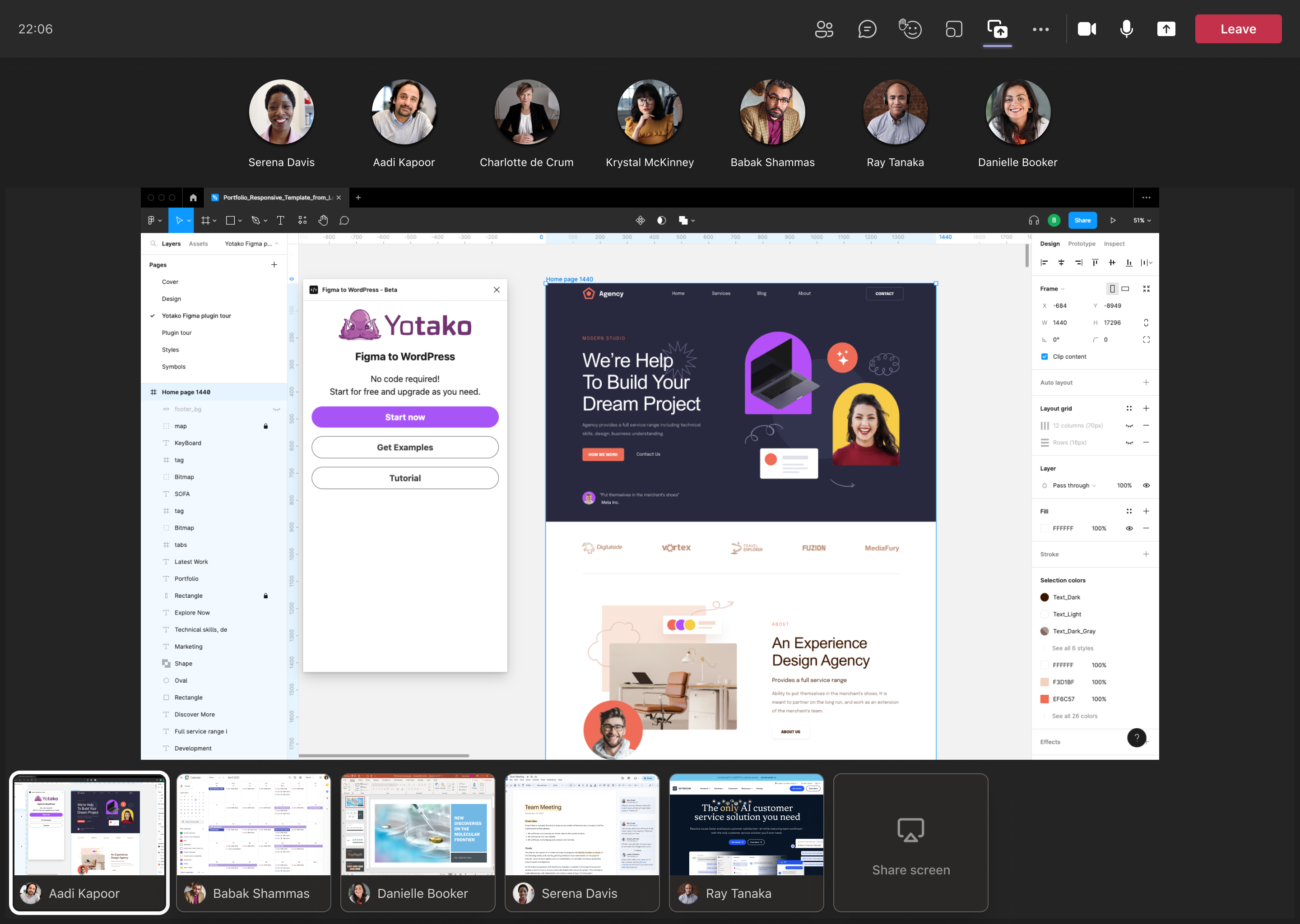 Frameable MultiShare