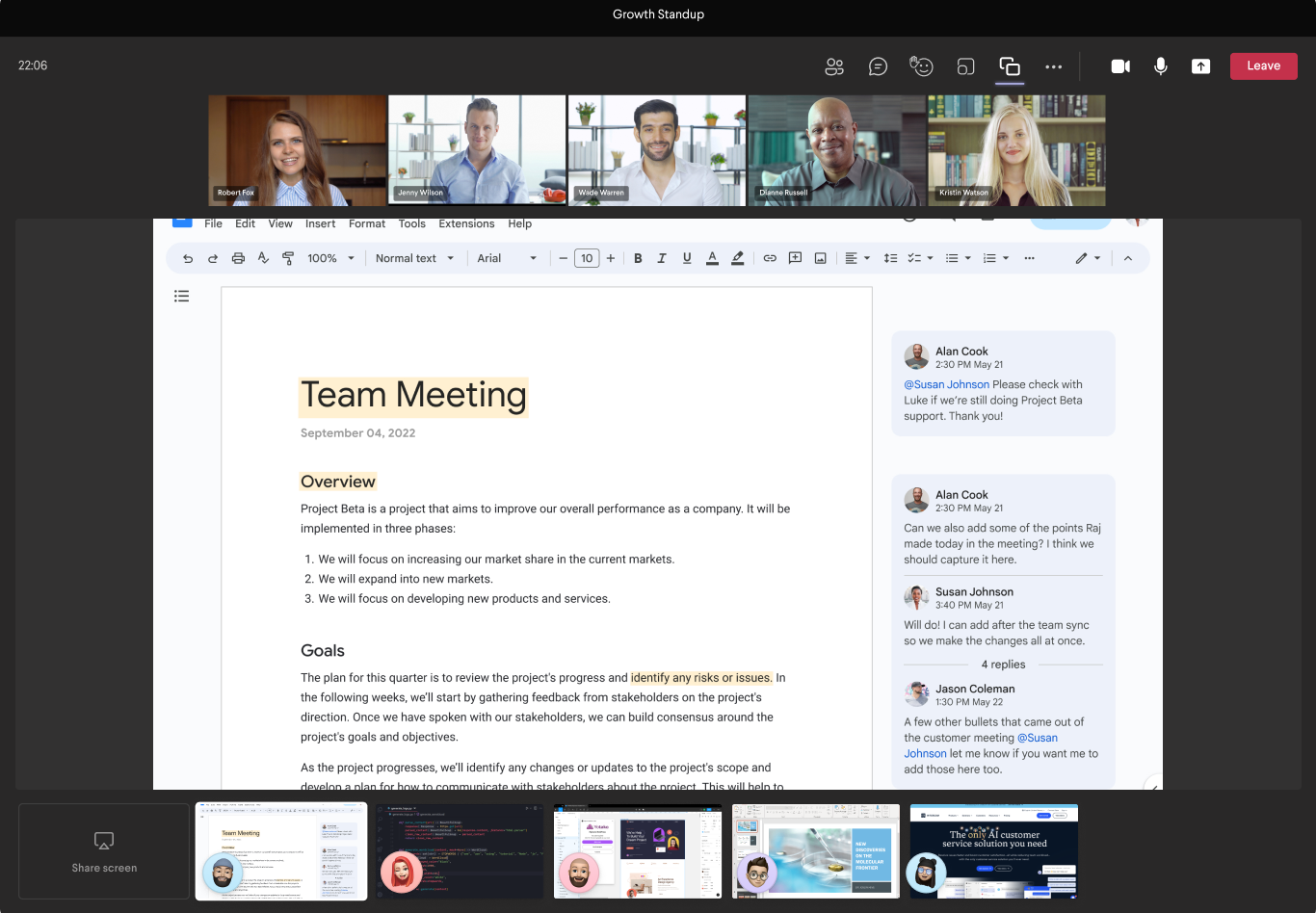 Frameable MultiShare