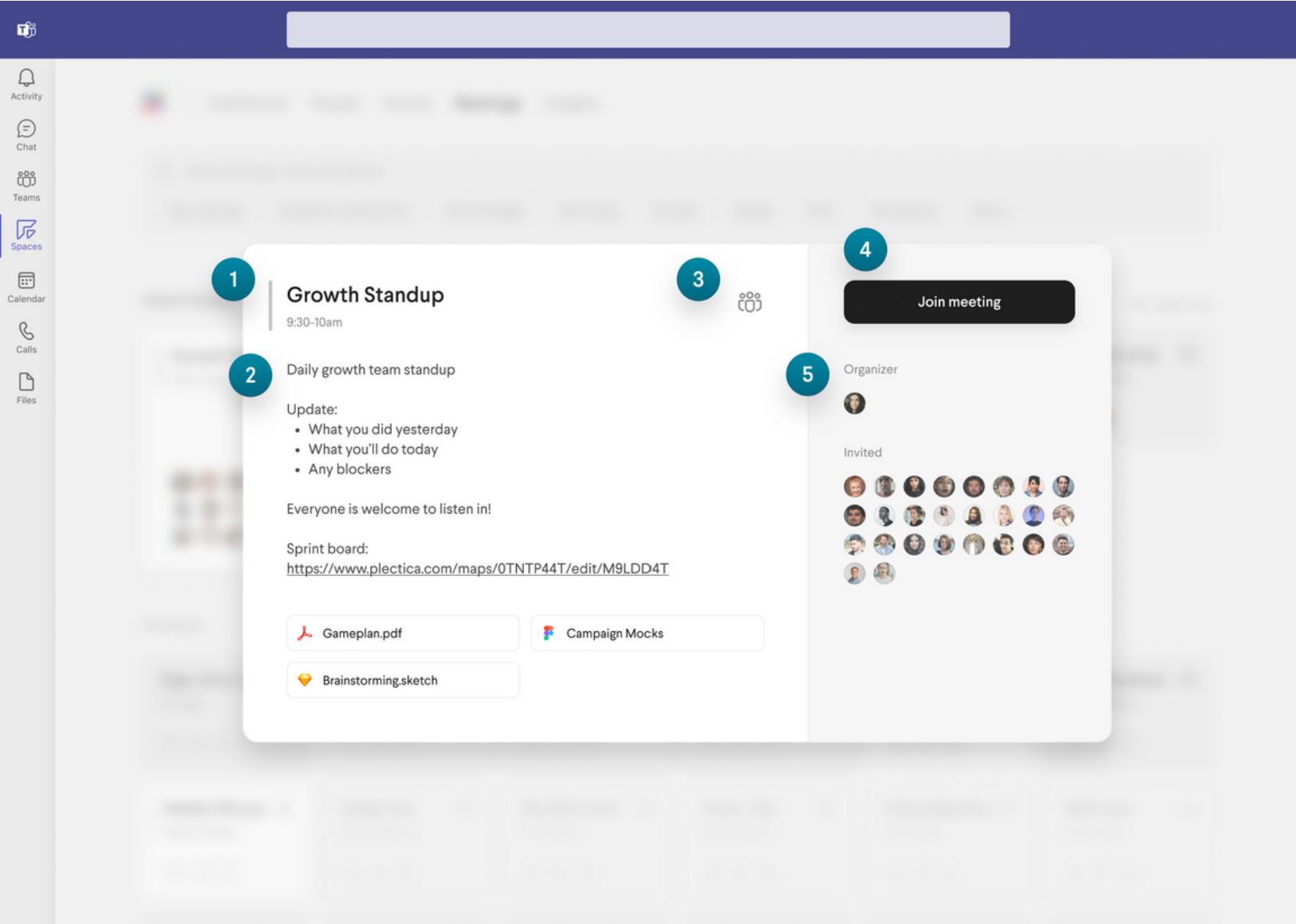 Getting Started with meetings in Frameable Spaces